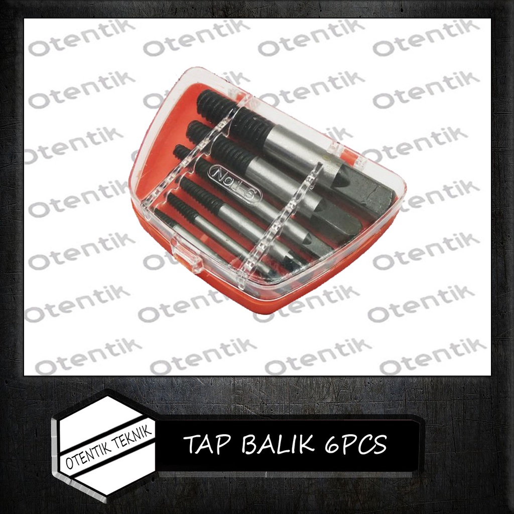 Jual SCREWDRIVER EXTRACTOR SET 6 PCS - TAP BALIK SET - PEMBUKA BAUT ...
