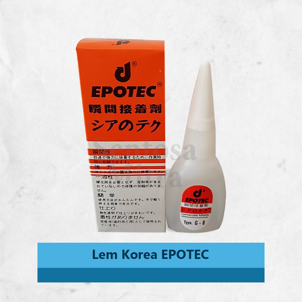 Jual Lem Korea Epotec Power Glue Original | Shopee Indonesia