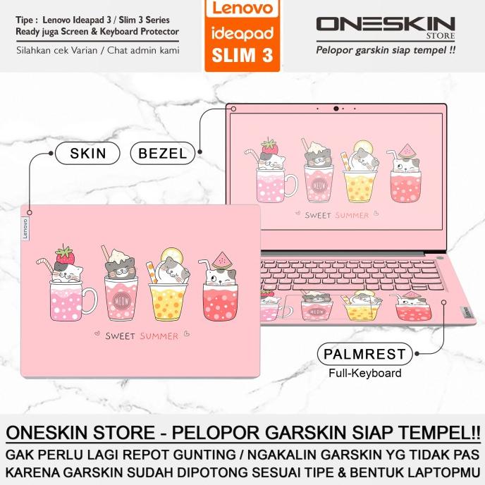 Jual Garskin Stiker Laptop Lenovo IdeaPad Slim 3-14 3i-14 Gambar Full ...