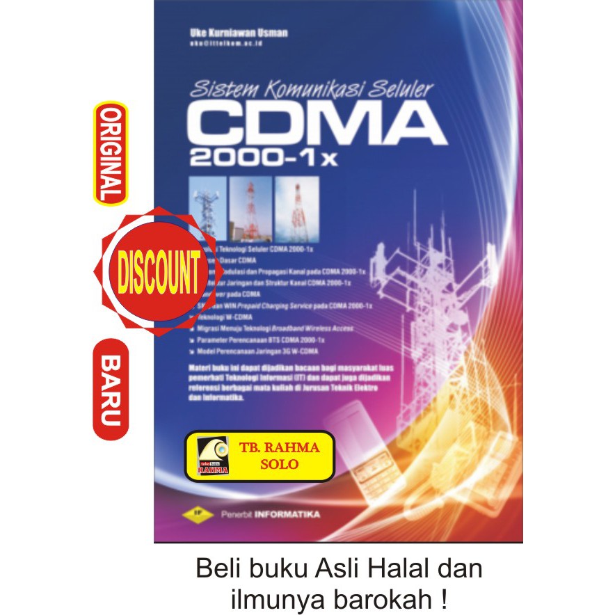 Jual Sistem Komunikasi Seluler CDMA 2000-1x Uke Kurniawan Usman Informatika Buku Original ...