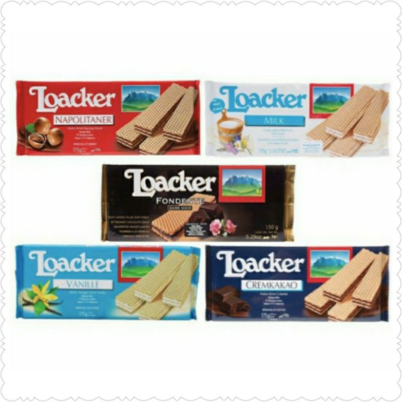 Jual Loacker Quadratini 125gr Wafer Chocolate | Shopee Indonesia