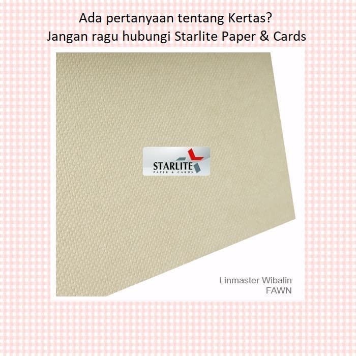 Jual Kertas Covering Paper LINMASTER FAWN | Shopee Indonesia