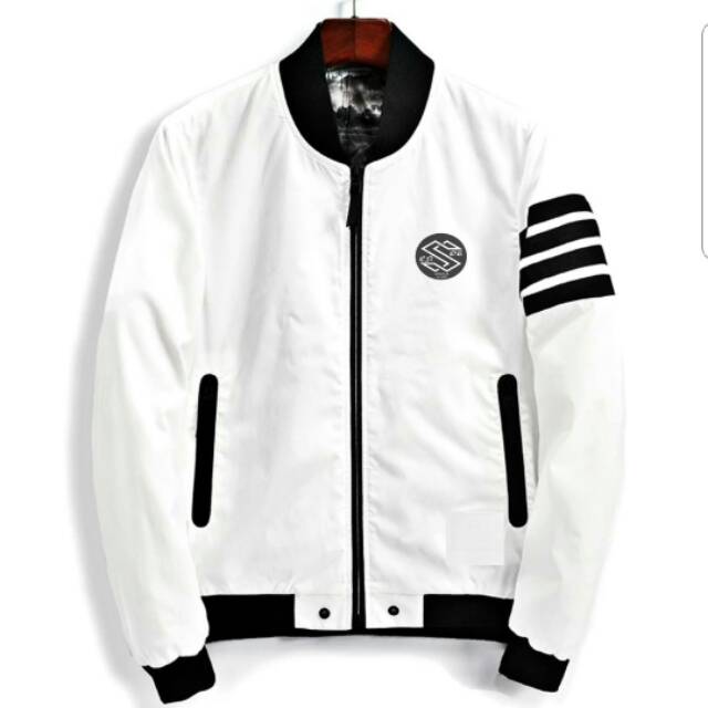Jual Jaket Bomber Putih Model Terbaru Original Sensor | Shopee Indonesia