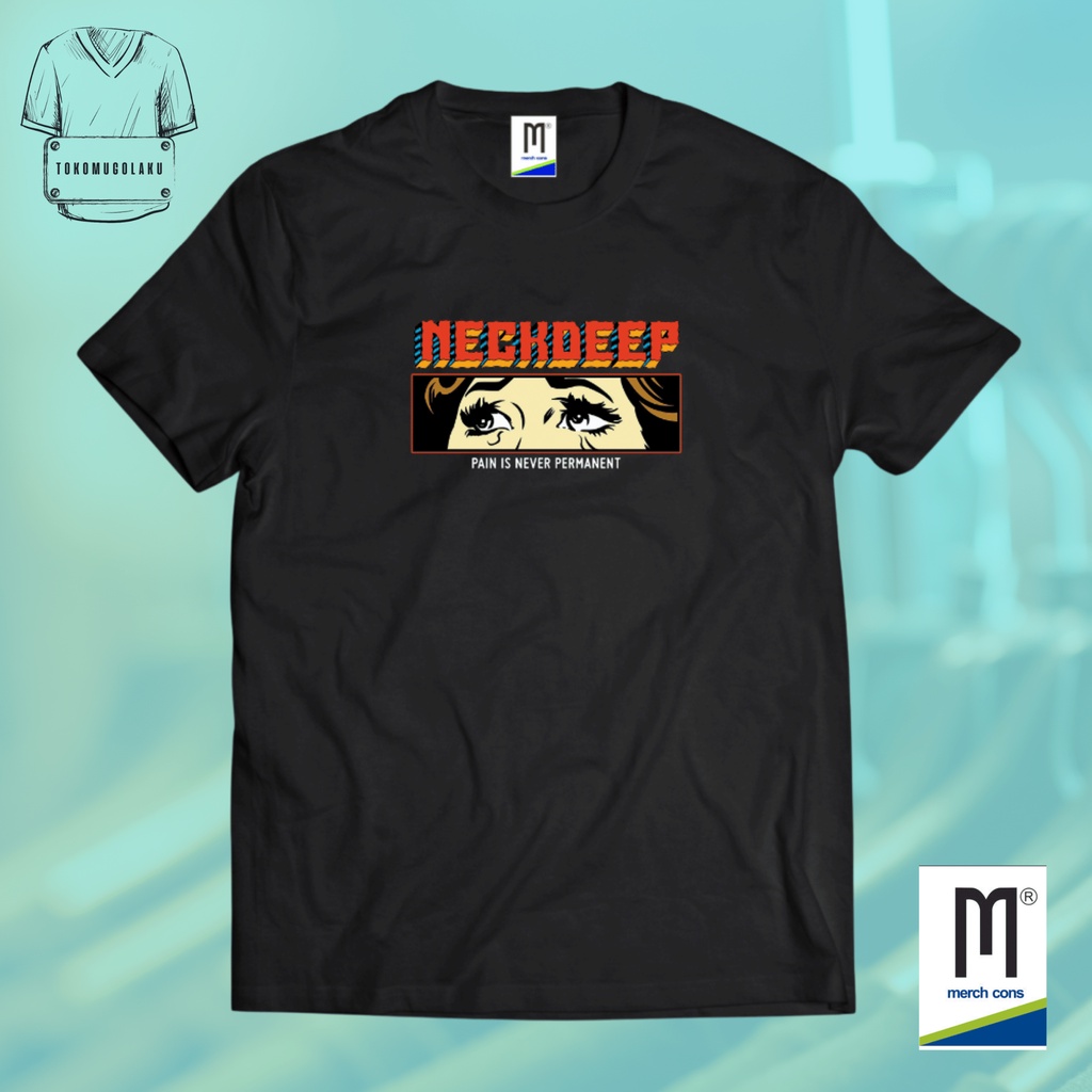 Jual KAOS BAND NECK DEEP / MERCHCONS APPAREL / CODE HMD8 | Shopee Indonesia