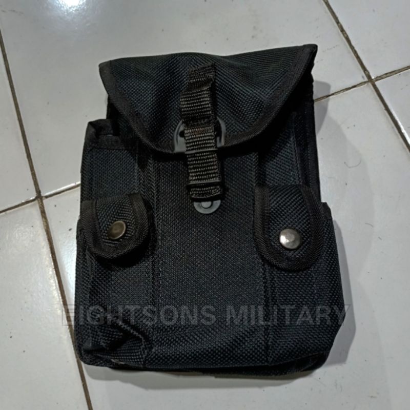 Jual Box tempat Magazine Tentara TNI Box Magazen Hitam Tas Magazen ...