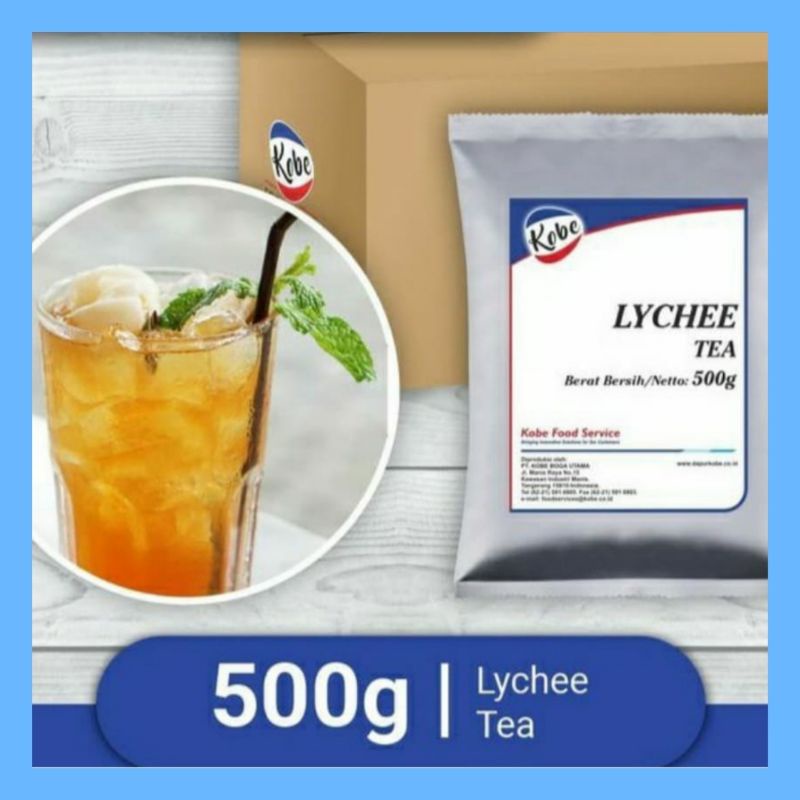 Jual KOBE LYCHEE TEA / TEH LECI 500 gr | Shopee Indonesia