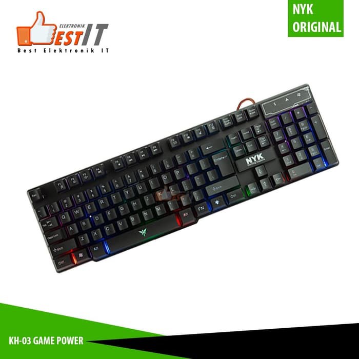 Jual Gaming Keyboard NYK PC Komputer Laptop NYK NEMESIS KH-03 Keyboard ...