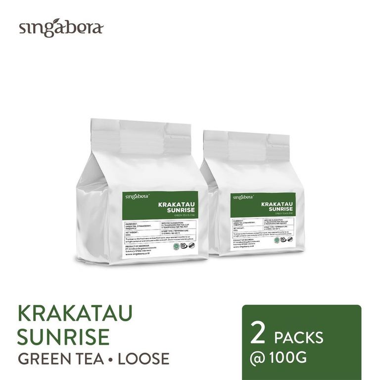Jual Singabera Tea Krakatau Sunrise –Fruity blend–2 Pouch @100g ...