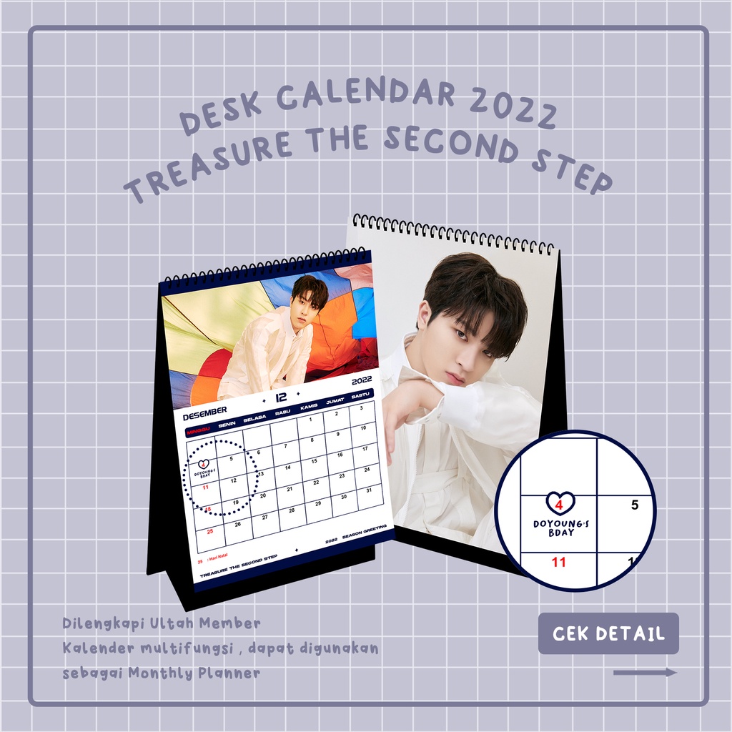 Jual Kalender TREASURE 2022 I Kpop Desk Calendar Treasure Season ...