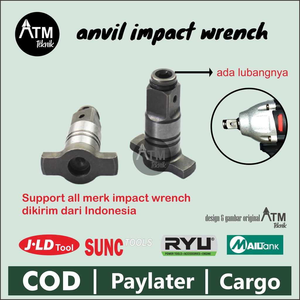 Jual Anvil impact JLD, SUNC, MAILTANK, NAGAWA chuck soket untuk kepala ...
