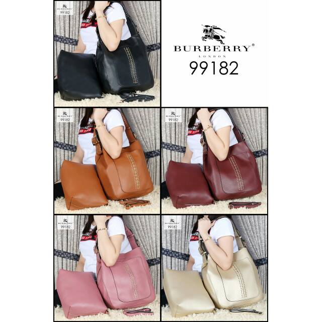 Jual Tas Fashion Bulberry Hobo 2in1 MPC | Shopee Indonesia