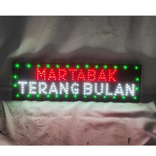 Jual tulisan lampu led MARTABAK TERANG BULAN | Shopee Indonesia