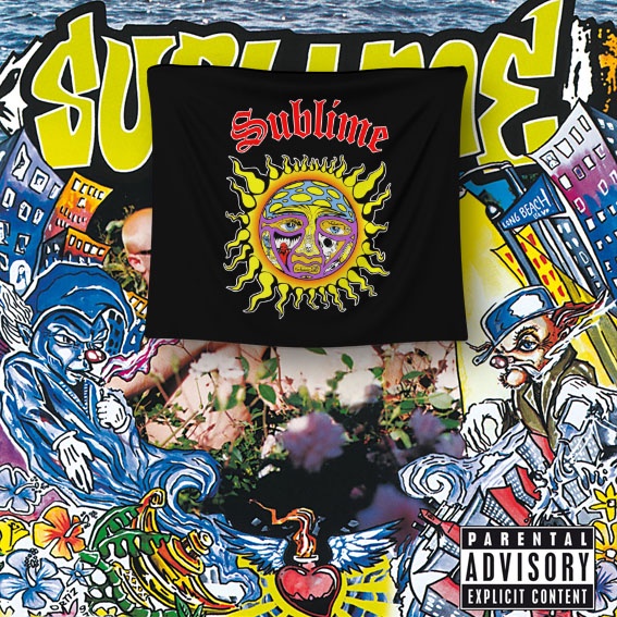 Jual Bendera Band Flag Sublime Santeria Poster Kain | Shopee Indonesia