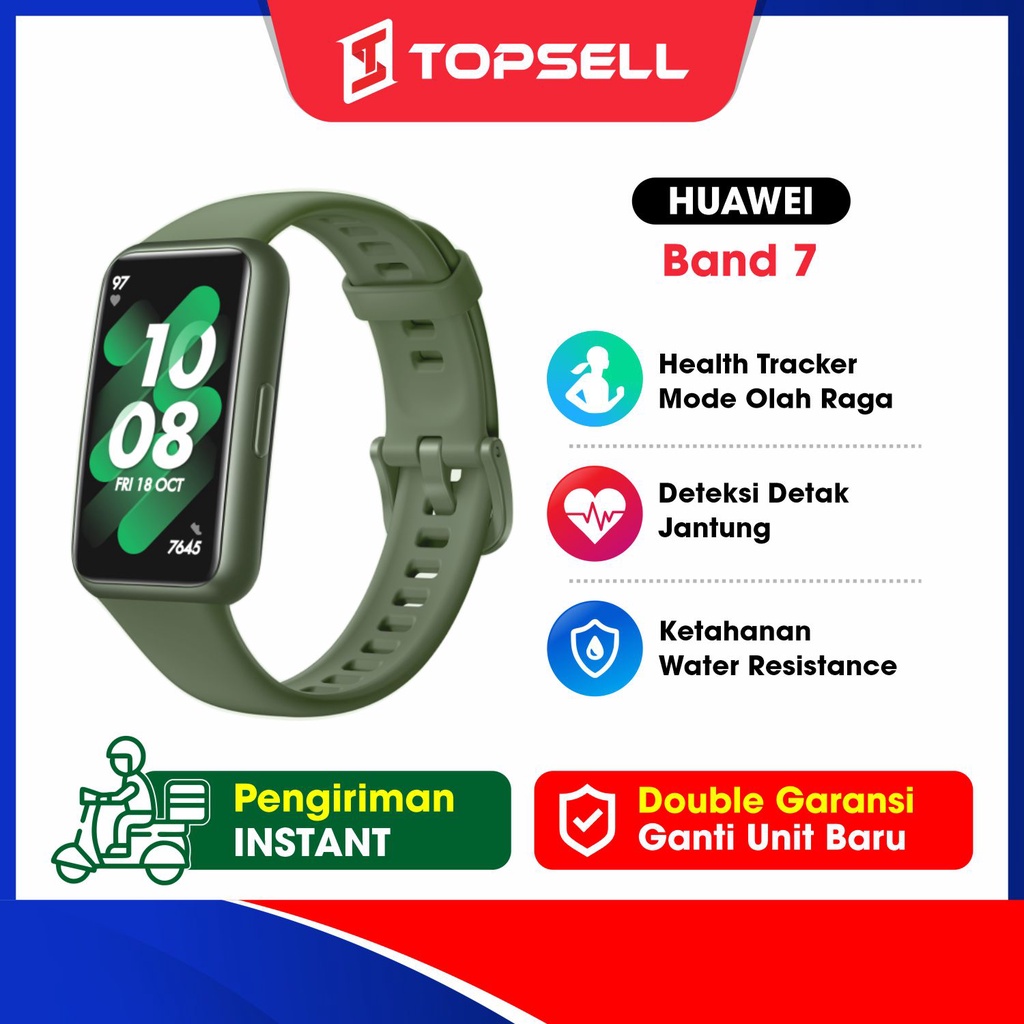 Jual HUAWEI Band 7 Smartband | 9.99mm Ultra-Thin Design | Automatic ...