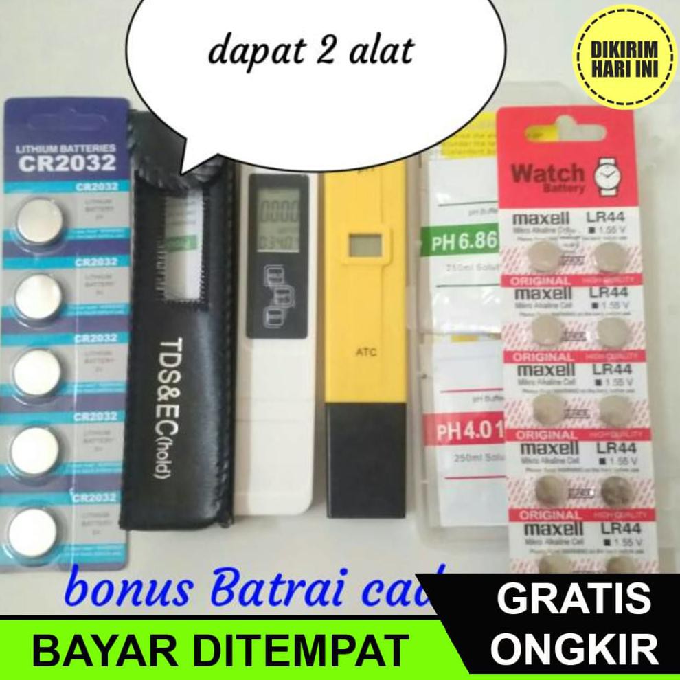 Jual (BAYAR DITEMPAT) BC2793 PAKET ALAT UKUR HIDROPONIK/AIR MINUM PH ...