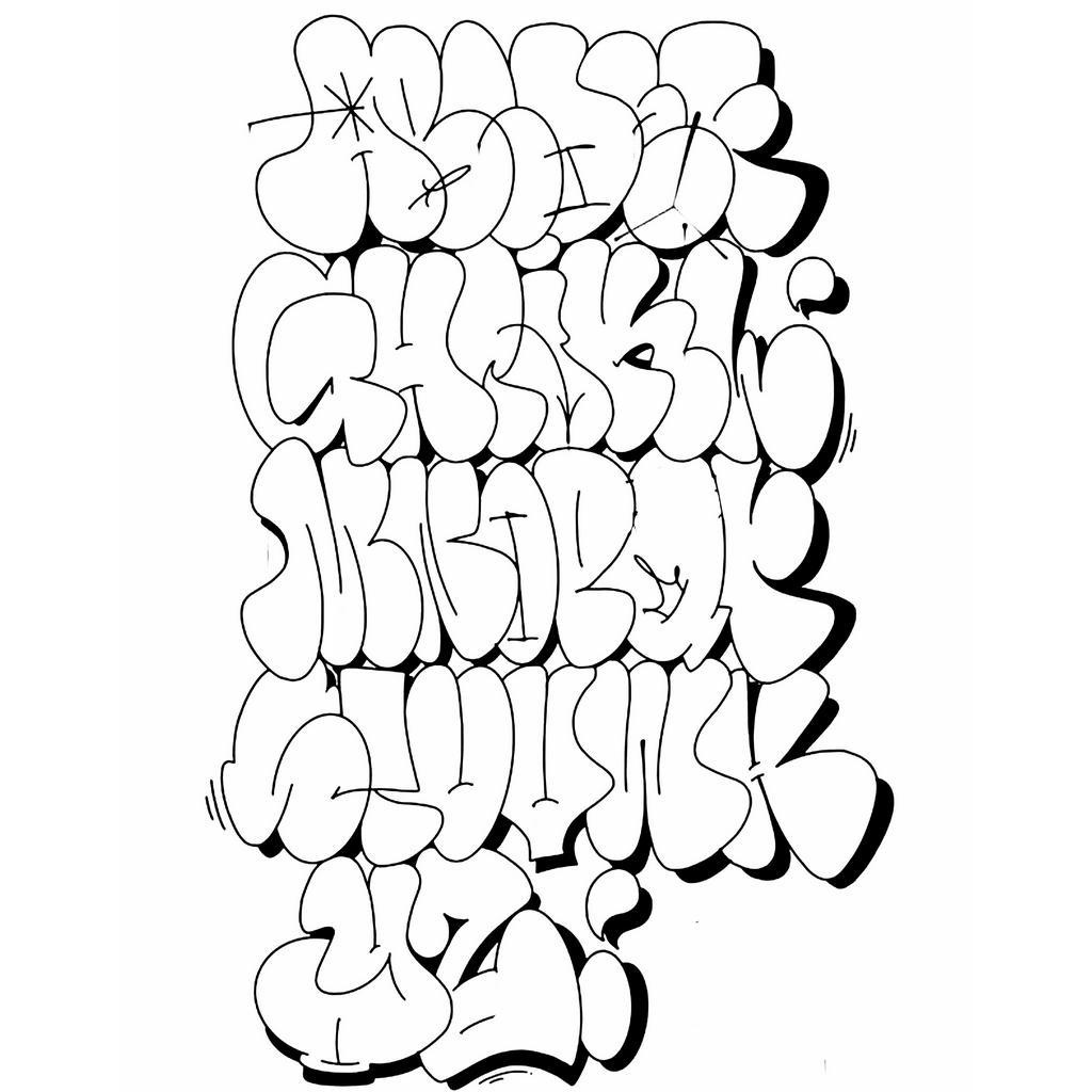 Jual custom sticker tagging throwup piece graffiti stikerslap nama ...