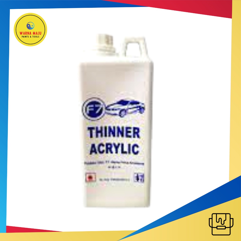 Jual Thinner F7 Acrylic | Ukuran : 1 Liter | Shopee Indonesia
