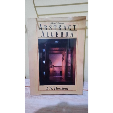 Jual Buku Abstract Algebra 3rd Ed Herstein Preloved | Shopee Indonesia