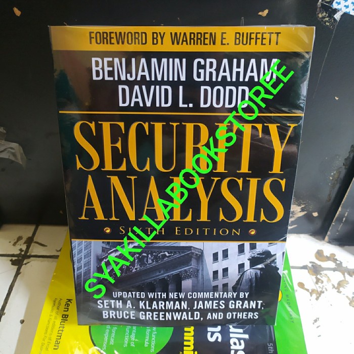 Jual Buku Security Analysis 6th Sixth edition by BENJAMIN GRAHAM | Shopee Indonesia