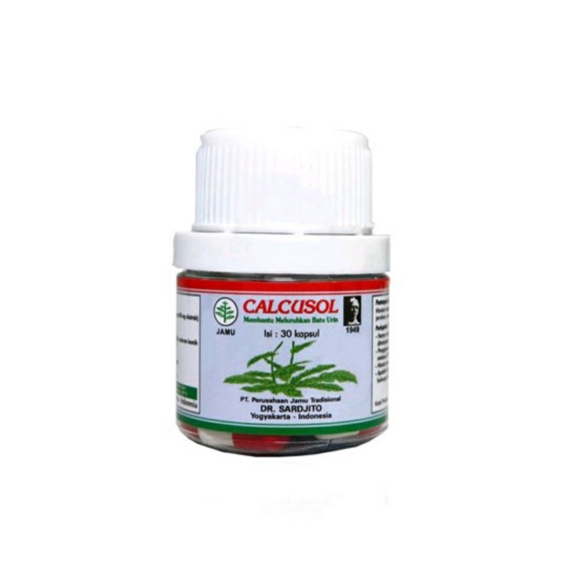 Jual CALCUSOL ISI 30 KAPSUL meluruhkan batu urin | Shopee Indonesia