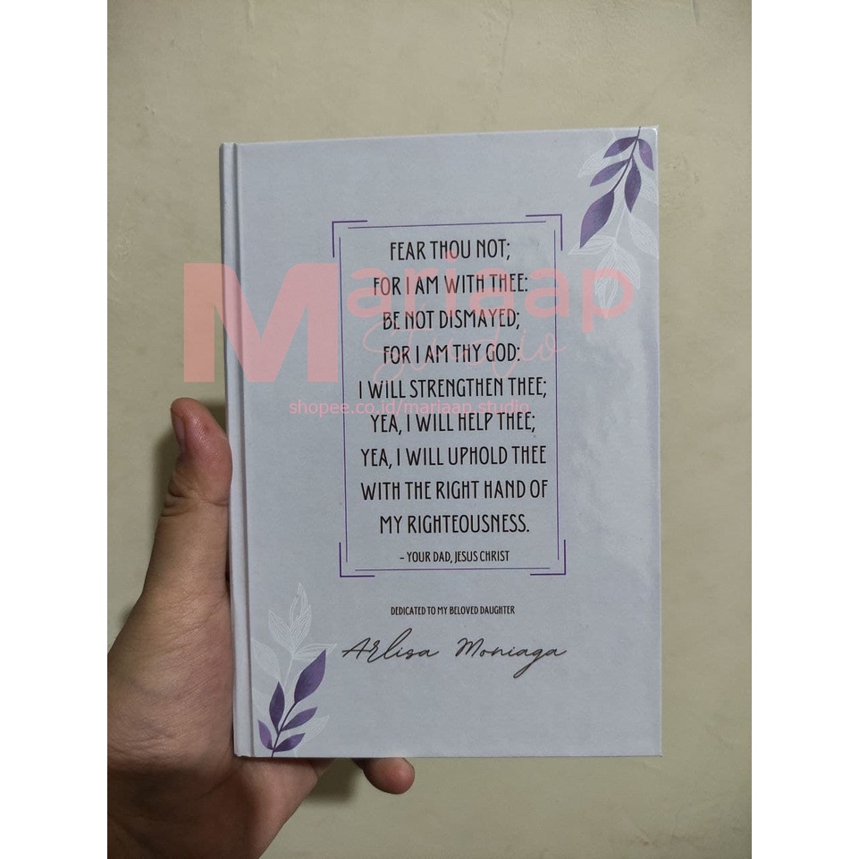 Jual [NIV bible] Custom Cover Alkitab Sedang (alkitab baru) | Shopee ...