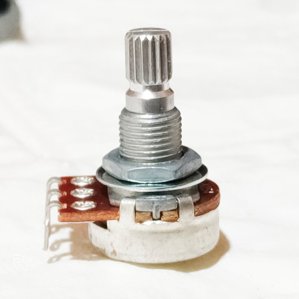 Jual Potensiometer potensio Pot gitar atau bass A250k merk A-Plus made ...