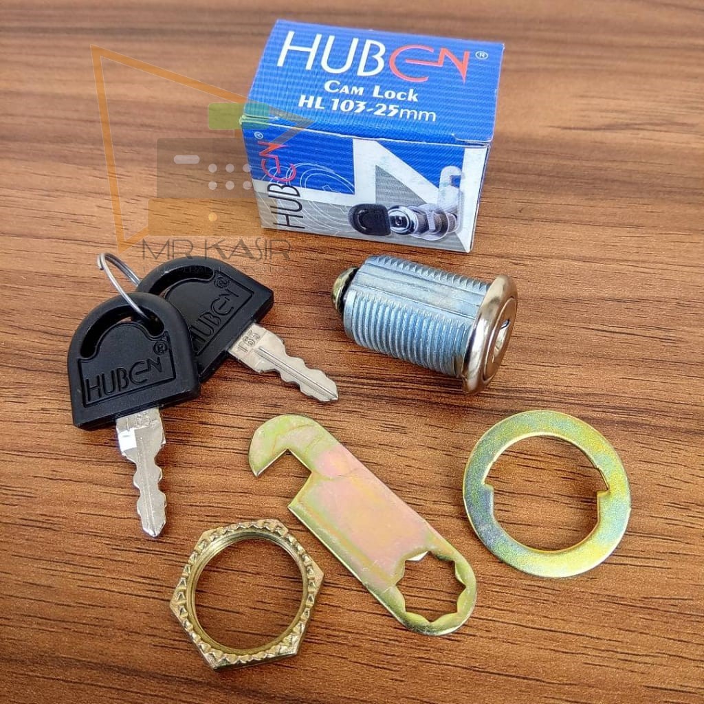 Jual Camlock HUBEN 30 mm - HL 103-30 kunci laci/lemari/cash drawer/Loker Kait | Shopee Indonesia