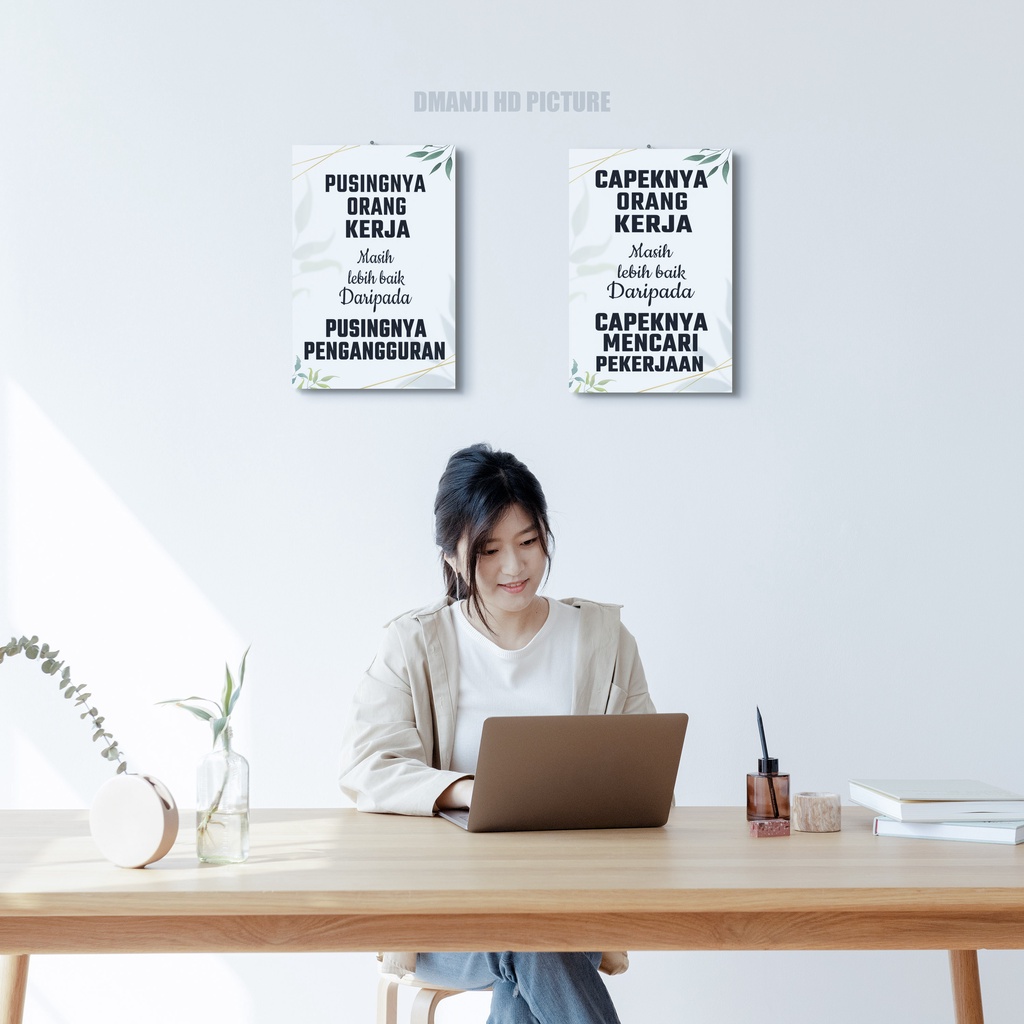 Jual Hiasan Dinding Ruang Kerja - Pusingnya Orang Kerja Masih Lebih ...