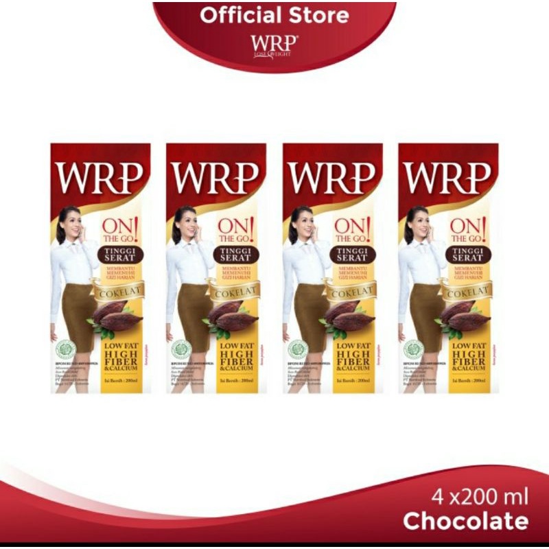 Jual WRP On The Go 200 ml WRP UHT Cair Coklat/ Kopi/ Strawberry ...