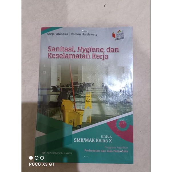 Jual BUKU SHKK SANITASI HYGIENE DAN KESELAMATAN KERJA SMK PARIWISATA X ...