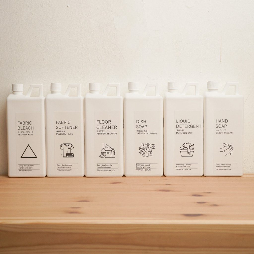 Jual [V1.3] Botol laundry aesthetic refill Botol Sabun Cair LAUNDRY ...