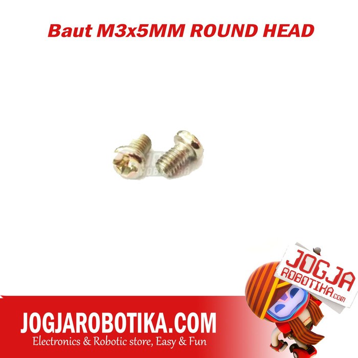 Jual BAUT M3X5MM ROUND HEAD | Shopee Indonesia