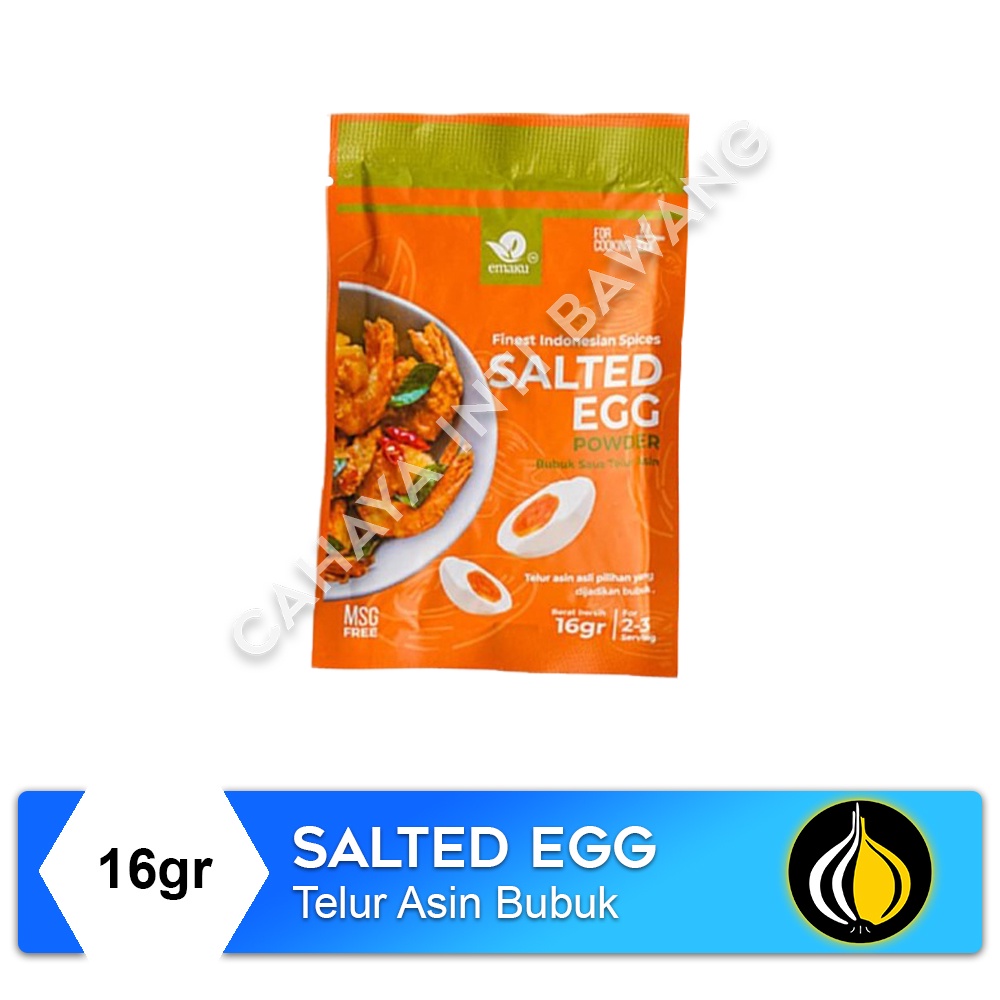 Jual Emaku Salted Egg Powder (Telur Asin Bubuk) - 16 Gram | Shopee ...