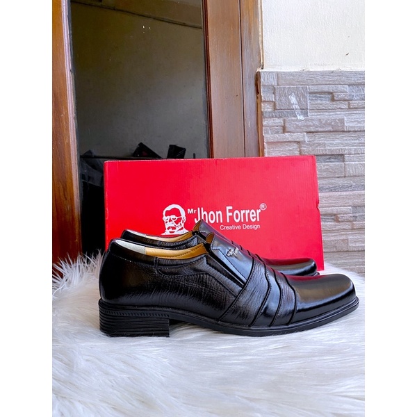 Jual PSPGN.CO | ORIGINAL BRAND JHON FORRER 144BK SEPATU PRIA KULIT ...