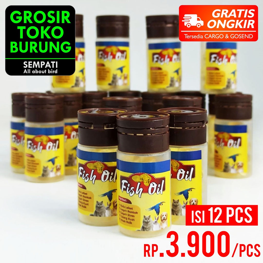 Jual SEMPATI GROSIR Fish Oil Minyak Ikan Isi 20 Kapsul Sempati 12 Pcs ...