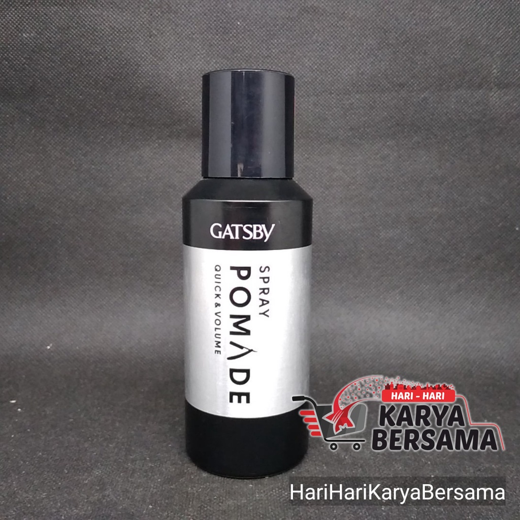 Jual GATSBY SPRAY POMADE QUICK & VOLUME 150ML | Shopee Indonesia