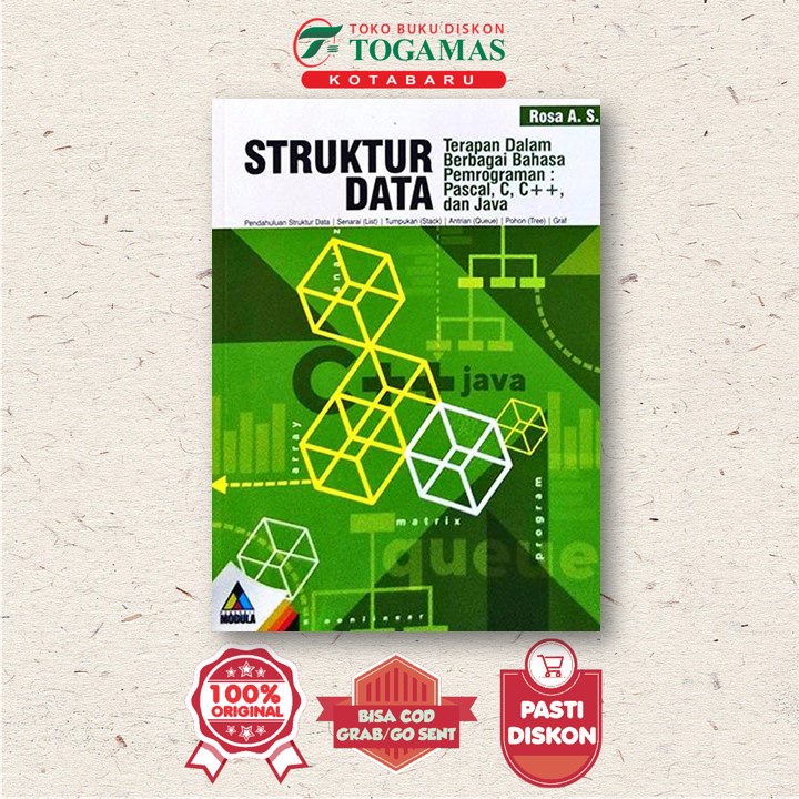 Jual STRUKTUR DATA (TERAPAN DALAM BERBAGAI BAHASA PEMROGRAMAN PASCAL,C ...