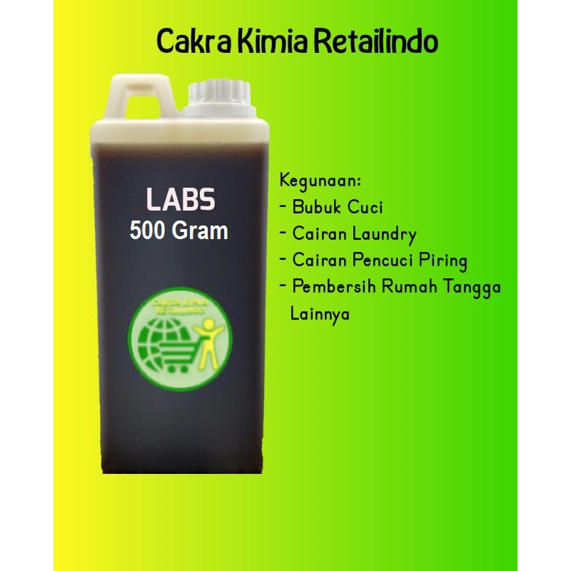 Jual LABS ( Linear Alkyl Benzene Sulfonate) Netto 500 Gram | Shopee ...