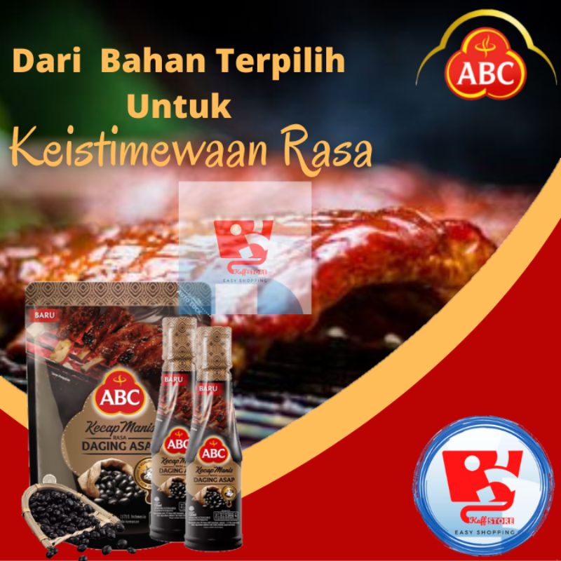 Jual Kecap Abc Rasa Daging Asap 135ml 650ml | Shopee Indonesia