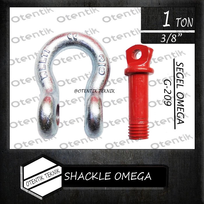 Jual KATROL- SHACKLE OMEGA 1 TON - KLEM SHAKEL 1000 KG - SAKEL - SEGEL ...