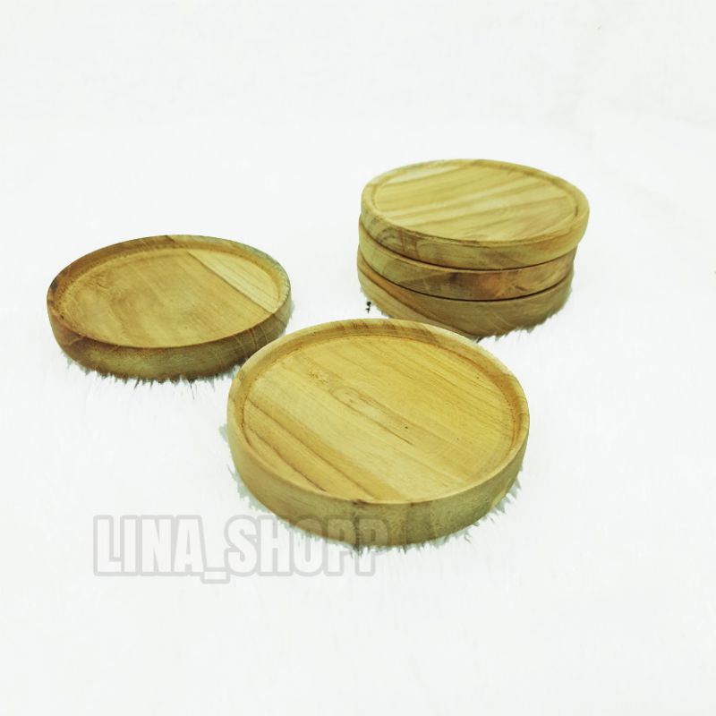 Jual Tatakan Lepek Gelas Kayu Jati | Shopee Indonesia