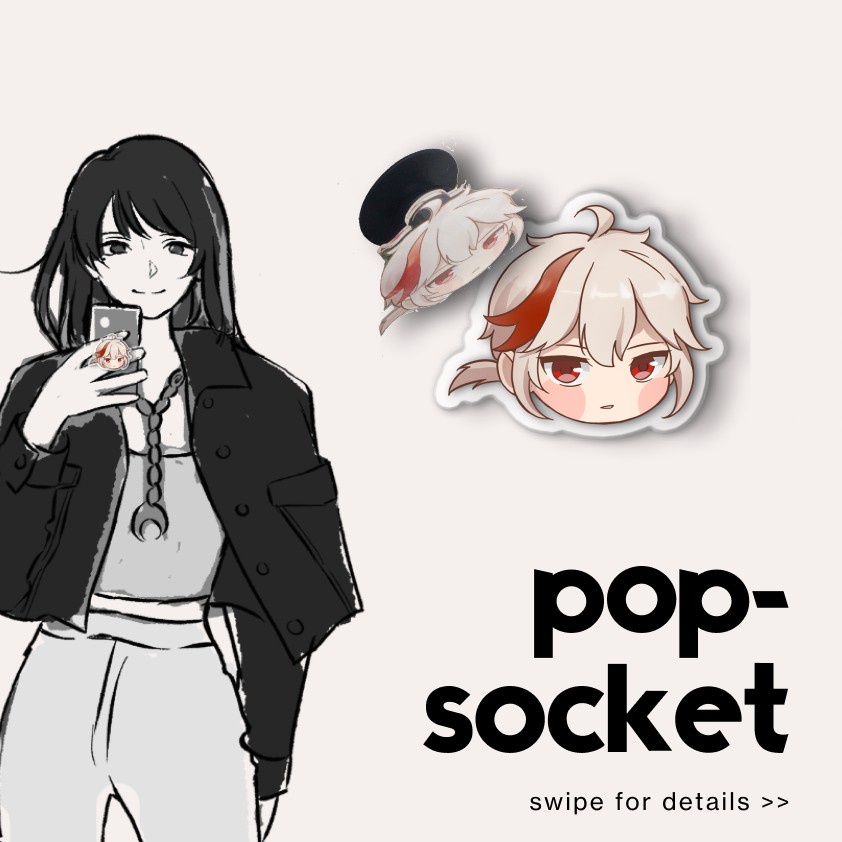 Jual POP SOCKET Genshin Impact Fan Merch Acrylic | Shopee Indonesia