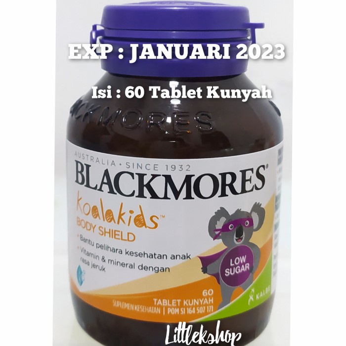 Jual Blackmores Kids Koala Kids Body Shield Vitamin Mineral Anak 60 ...
