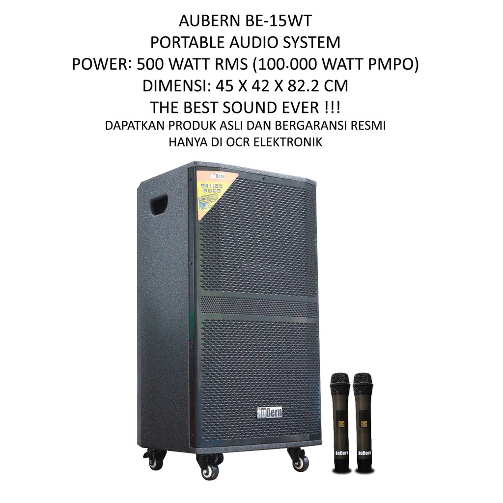 Jual Aubern BE-15WT Portable Audio System | Shopee Indonesia