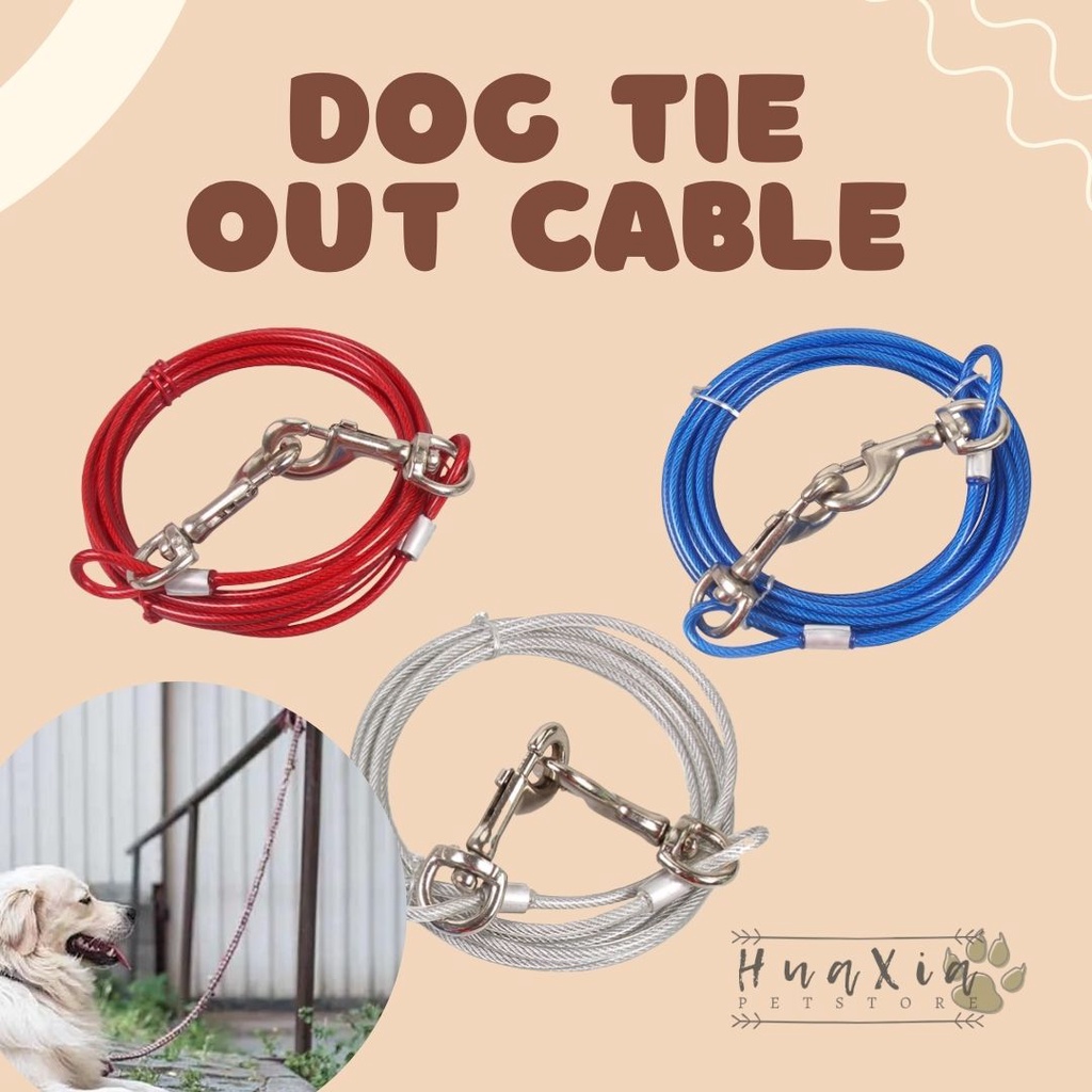 Jual Tali ikat kabel baja anjing / outdoor cable wire chain | Shopee ...