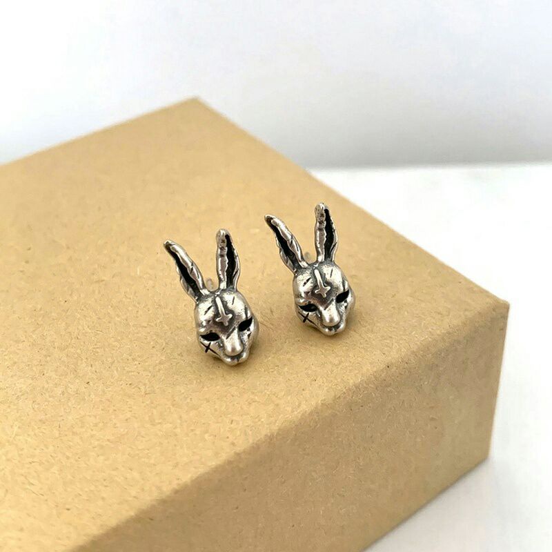 Jual 2pcs anting bentuk antik aneh unik gaya punk rock grunge | Shopee ...