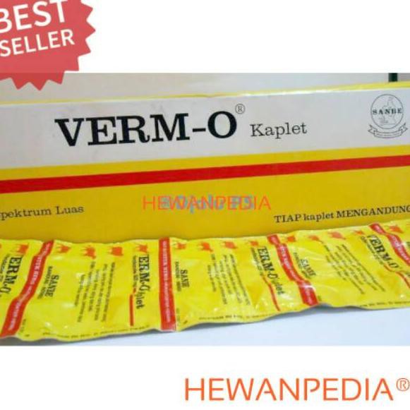 Jual → VERM O 10 Kaplet - Obat Cacing Kambing Domba Babi Sapi Kerbau ...