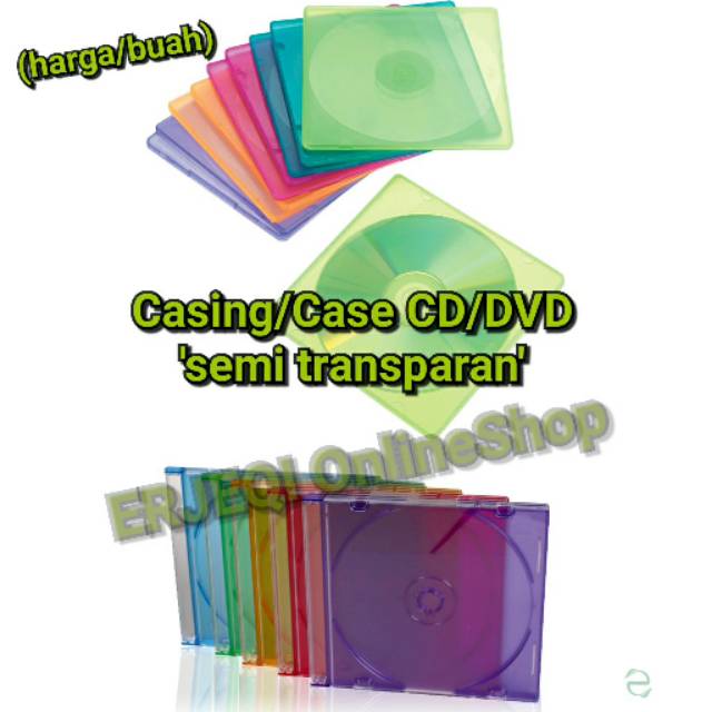 Jual Case Casing CD DVD Wadah Tempat Kotak CD DVD data komputer laptop ...