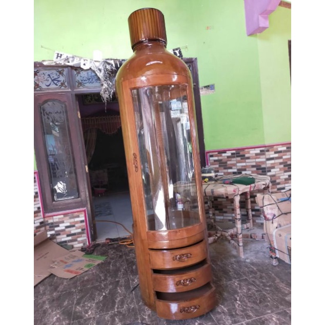 Jual lemari hias botol lemari hias murah lemari hias jepara | Shopee ...