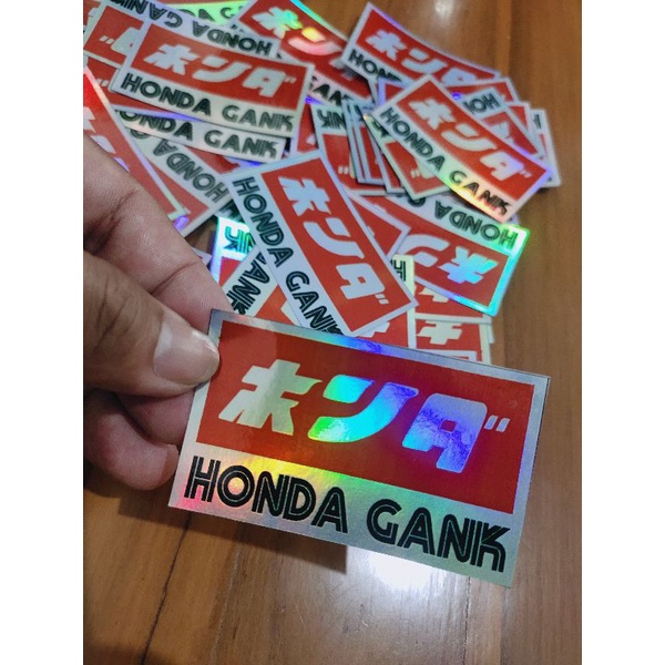 Jual stiker hologram Honda gank | Shopee Indonesia